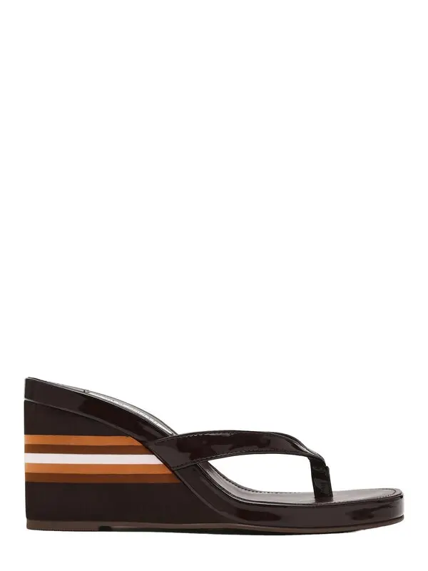 Steve Madden Playing Thong Sandals - Brown Multi