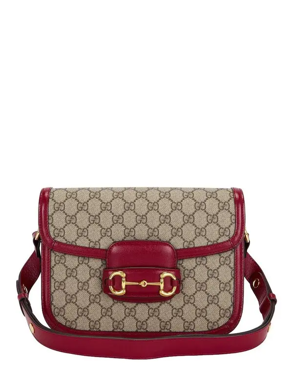 FWRD RENEW Gucci Horsebit 1955 Shoulder Bag - Red