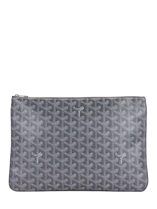 Goyard Senat Mm Pouch In Grey - Grey