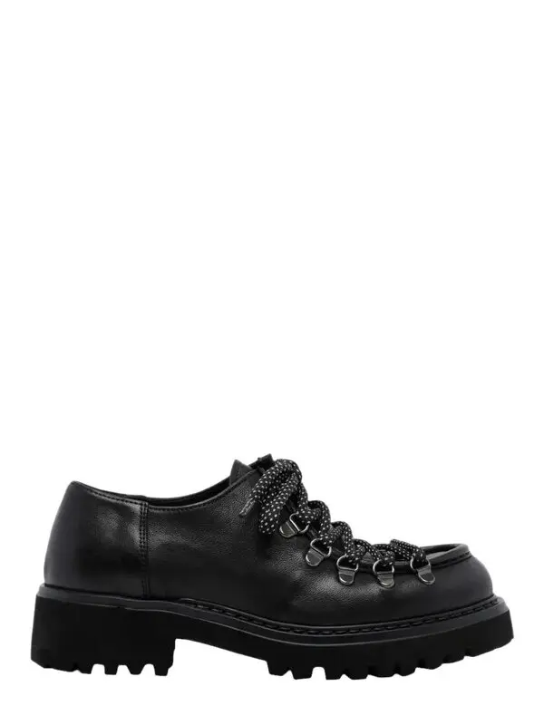 PAWELK'S Chunky-sole Leather Shoes - Black