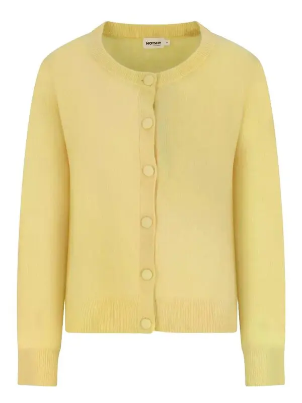 NOTSHY Breeze Button-up Cardigan - Yellow