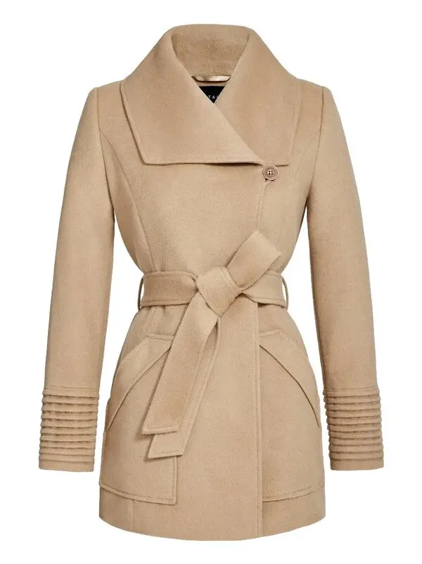 Sentaler Alpaca-blend Short Coat - Camel
