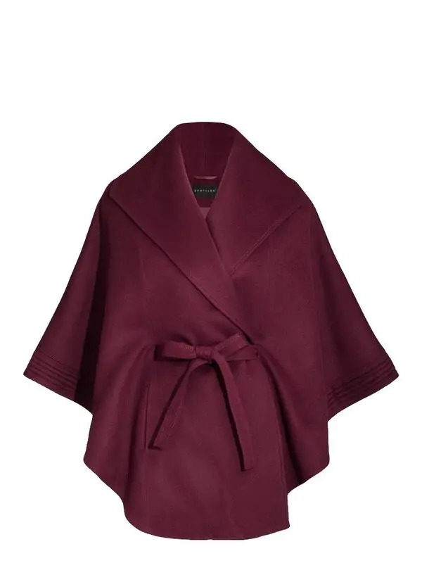 Sentaler Belted Alpaca-wool Coat - Cherry Lacquer
