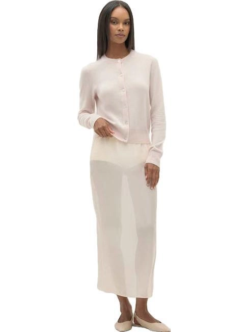 Naked Cashmere Jayla Button-up Cashmere Cardigan - Shell Pink
