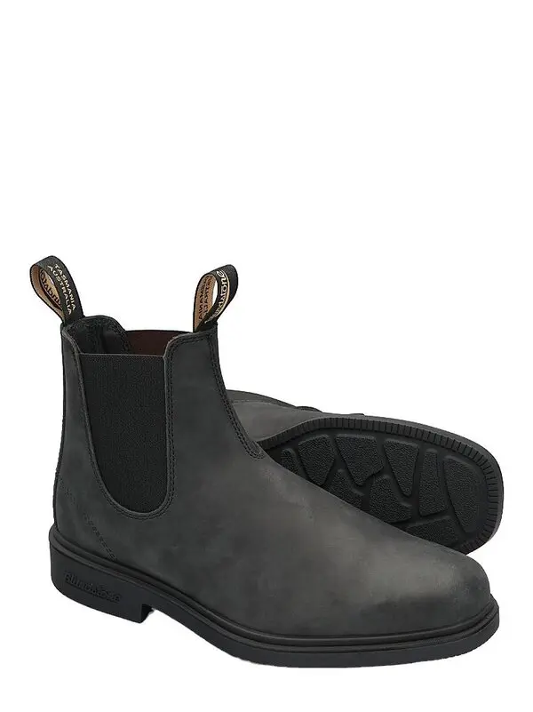 Blundstone Dress Series Leather Chelsea Boots - Rustic Black