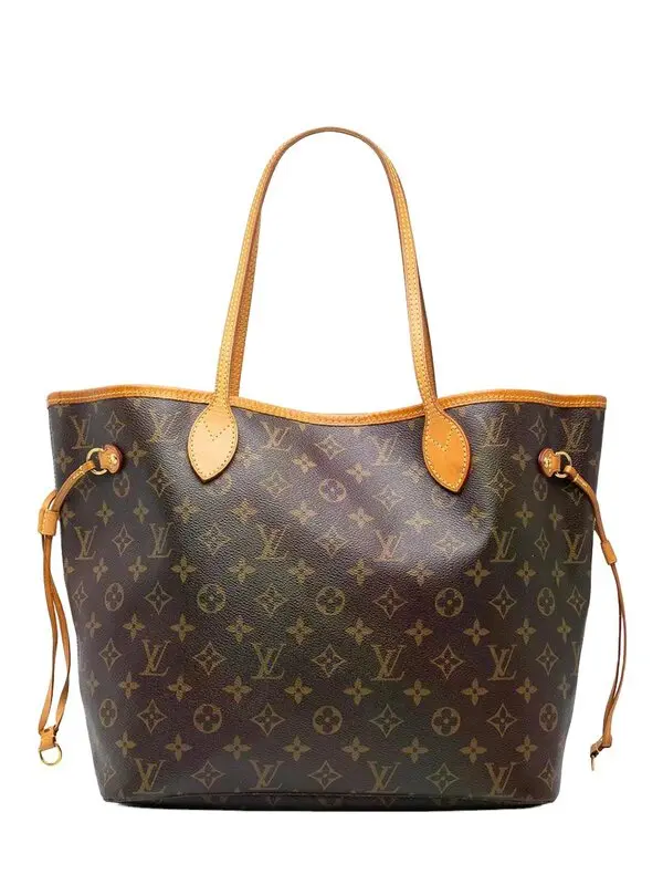 LOUIS VUITTON 2008 Monogram Neverfull Mm Tote Bag - Brown