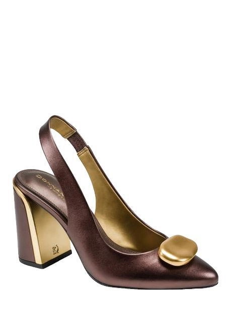 Donna Karan New York Rebecca Slingback Pump - Dark Copper