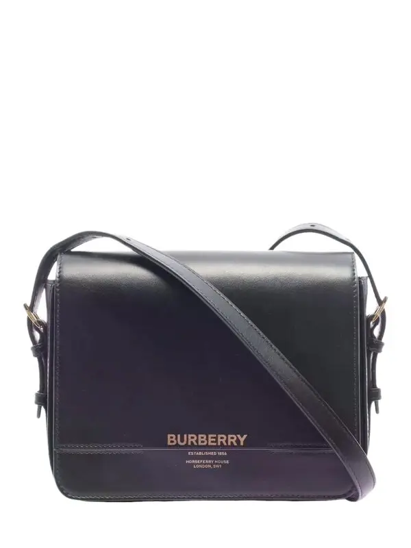 Burberry 2010s Small Grace Shoulder Bag - Black