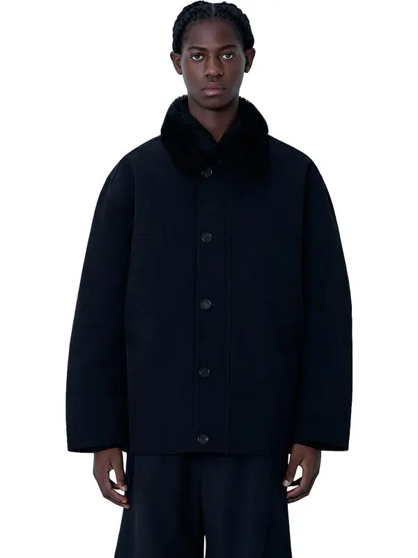 Acne Studios Logo Patch Jacket - Black