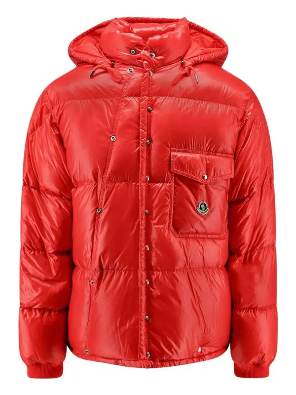 Moncler Karakorum Down Jacket With Hood - Red