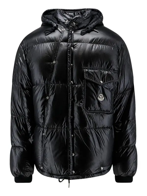 Moncler Karakorum Down Jacket With Hood - Black