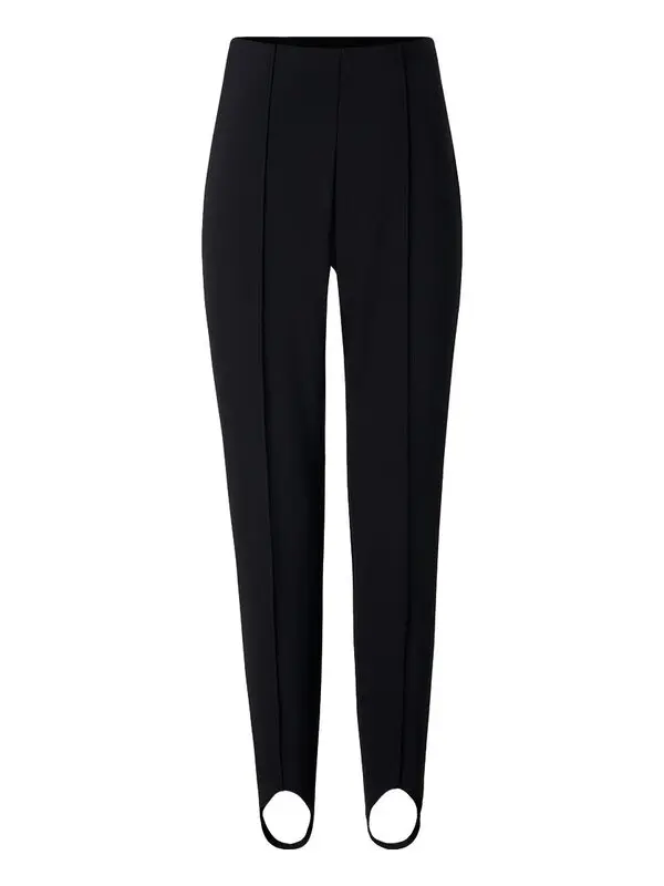Bogner Elaine Softshell Stirrup Pants With Gussets - Black