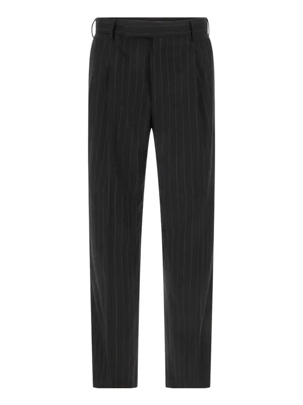 PT TORINO Casual Trousers With Belt Loops - Black