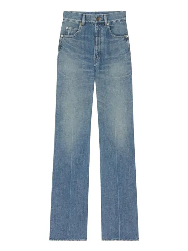 Saint Laurent 70's High-rise Jeans - Medium Blue