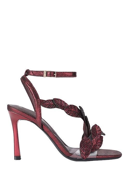 Carvela Eleganza Heeled Faux-leather Sandals - Wine