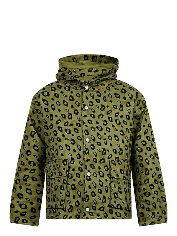 BRAIN DEAD Chore Hooded Cotton-canvas Jacket - Green