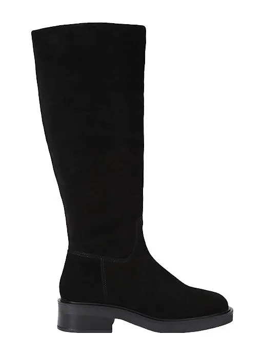 Carvela Napoli Suede Knee-high Boots - Black