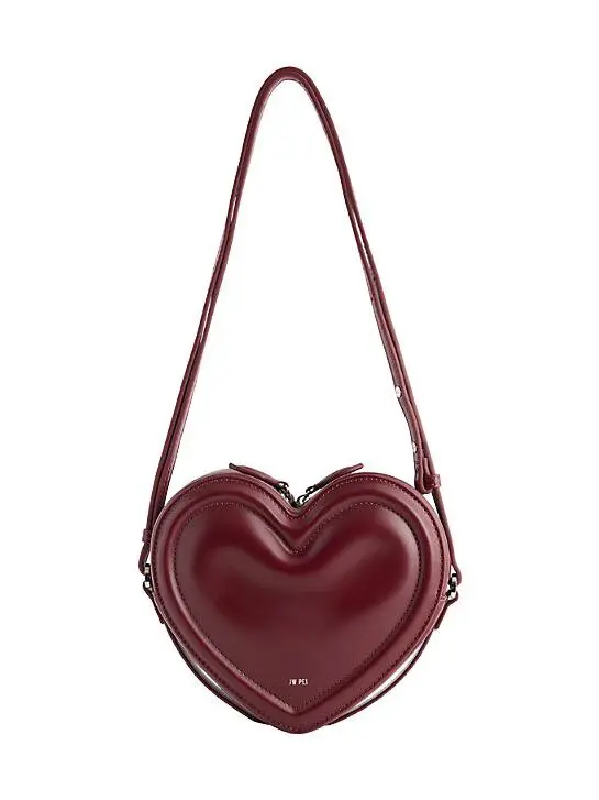 Jw Pei Arlene Heart-shaped Vegan Leather Handbag - Claret