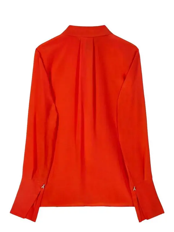 Patrizia Pepe Button-up Long-sleeve Shirt - Red