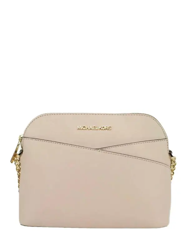 Michael Kors Medium Jet Set Travel Leather Crossbody Bag - Neutrals