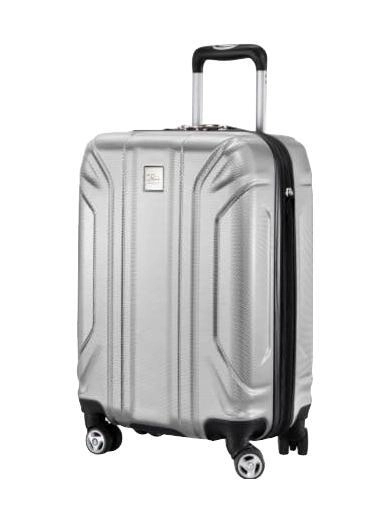 SKYWAY Nimbus 5.0 Hardside Expandable 20" Carry On Spinner Luggage - Silver