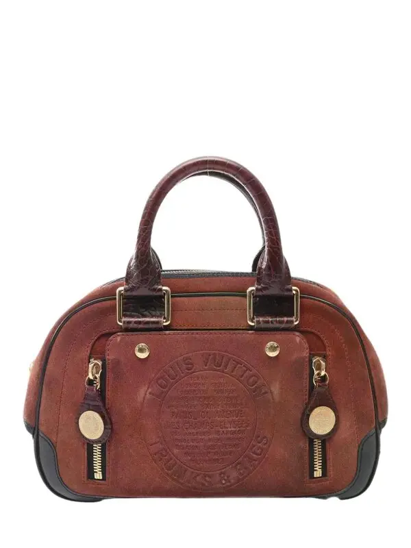 LOUIS VUITTON 2006 Pm Stamp Tote Bag - Red
