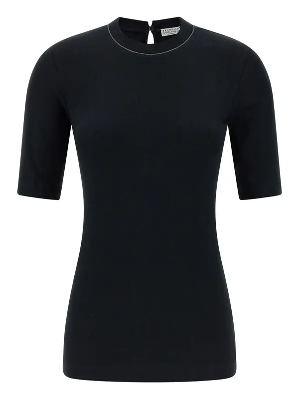 Brunello Cucinelli Monile' T-shirt - Black