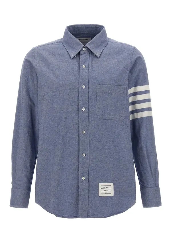 Thom Browne 4 Bar' Shirt - Blue