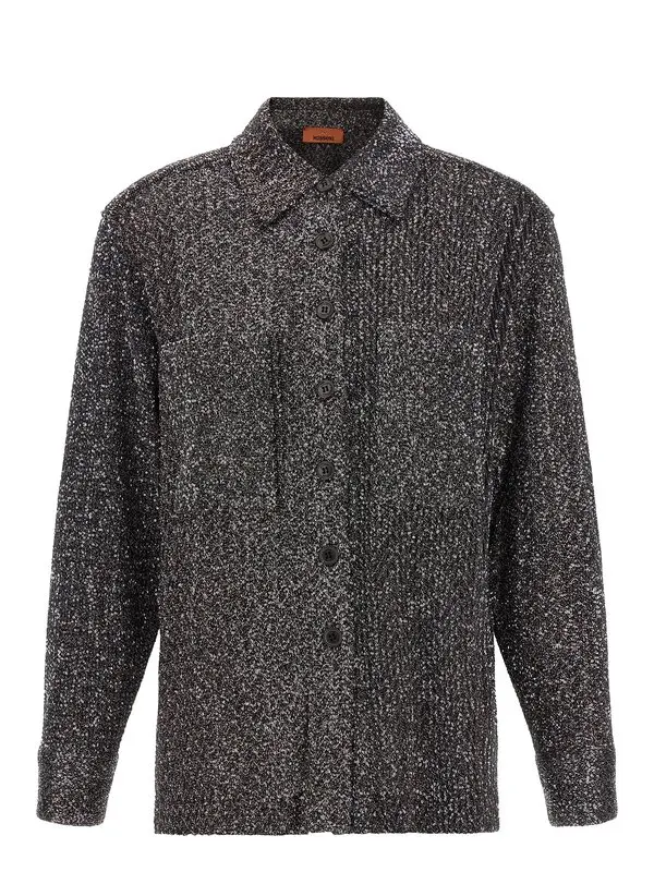 Missoni Zigzag Sequin Shirt - Gray