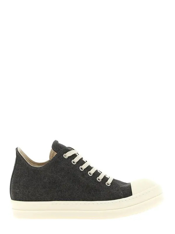 Rick Owens Low Sneaks' Sneakers - Gray