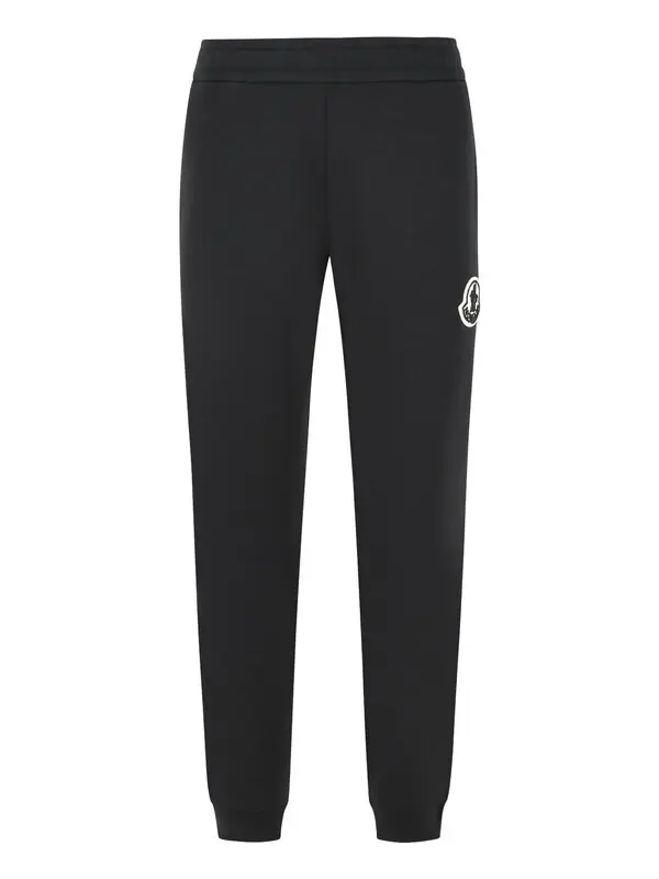 Moncler Jogger' Cotton Pants - Black