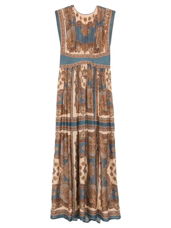 Zimmermann Mahon Silk Maxi Dress - Multicolor