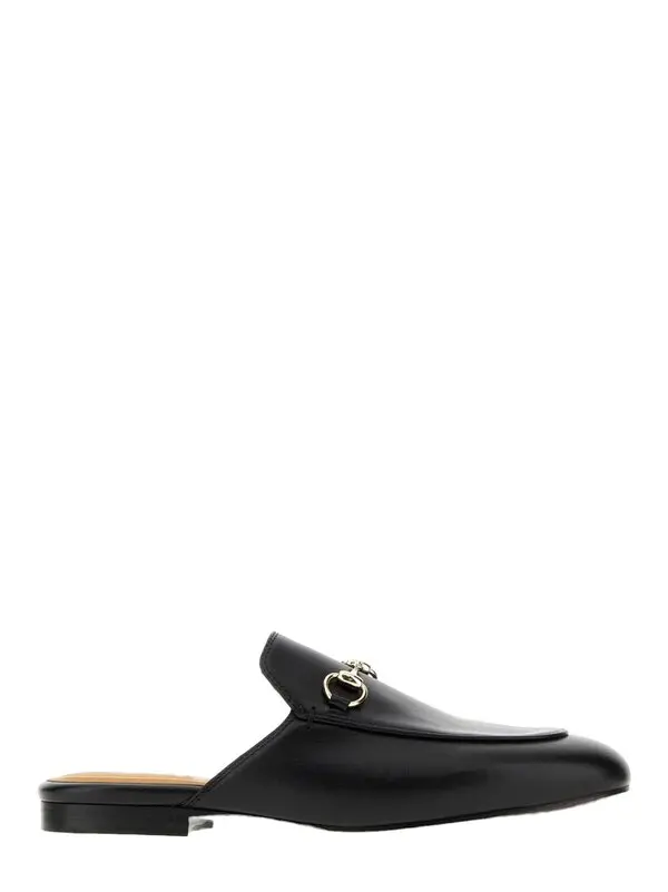 Gucci Leather Slippers - Black