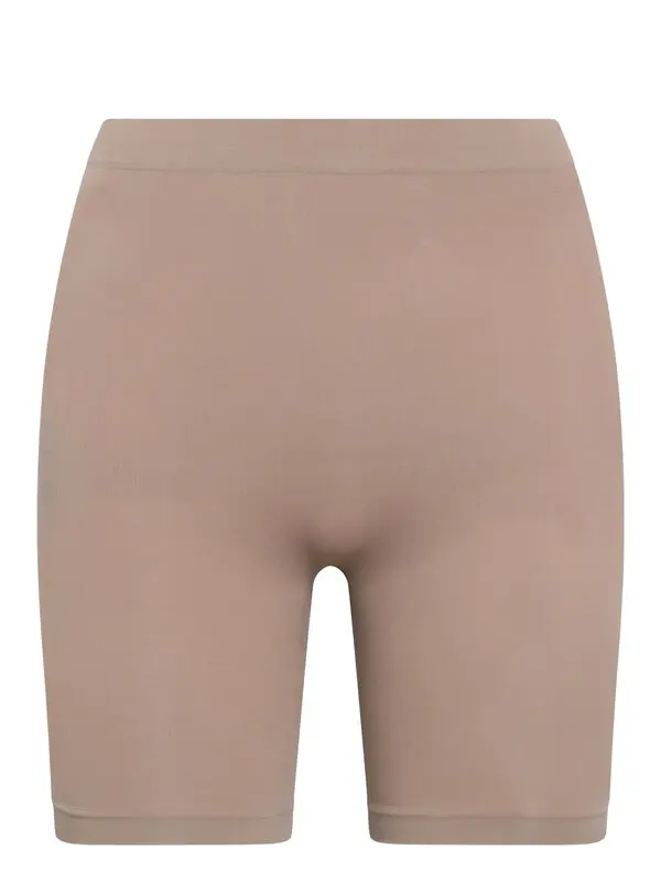 SKIMS Sculpt Seamless Mid-thigh Shaping Shorts - Brown