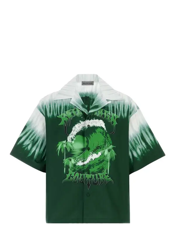 Balenciaga Poplin Shirt - Printed