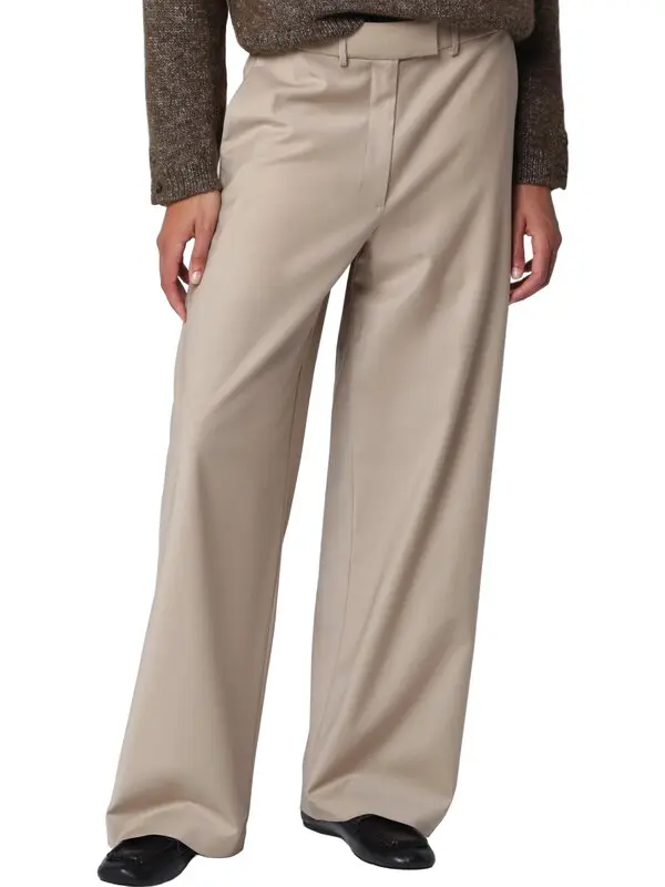 CORDERA Tailored Straight-leg Virgin Wool Trousers - Beige