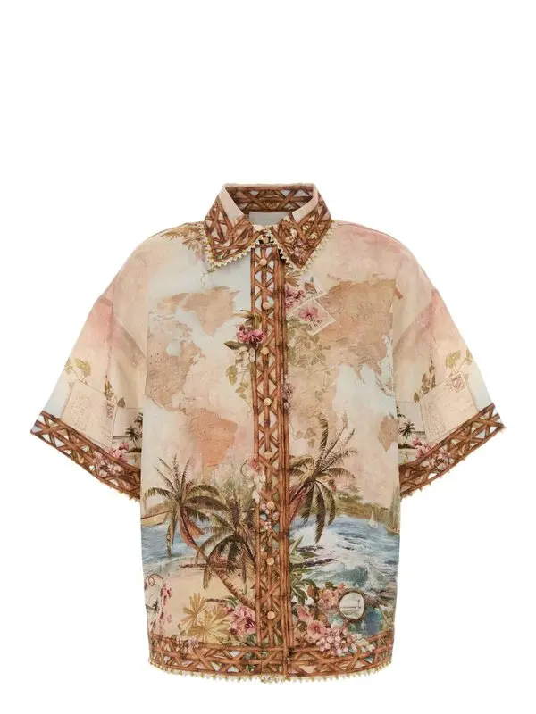 Zimmermann Linen Shirt - Multicoloured