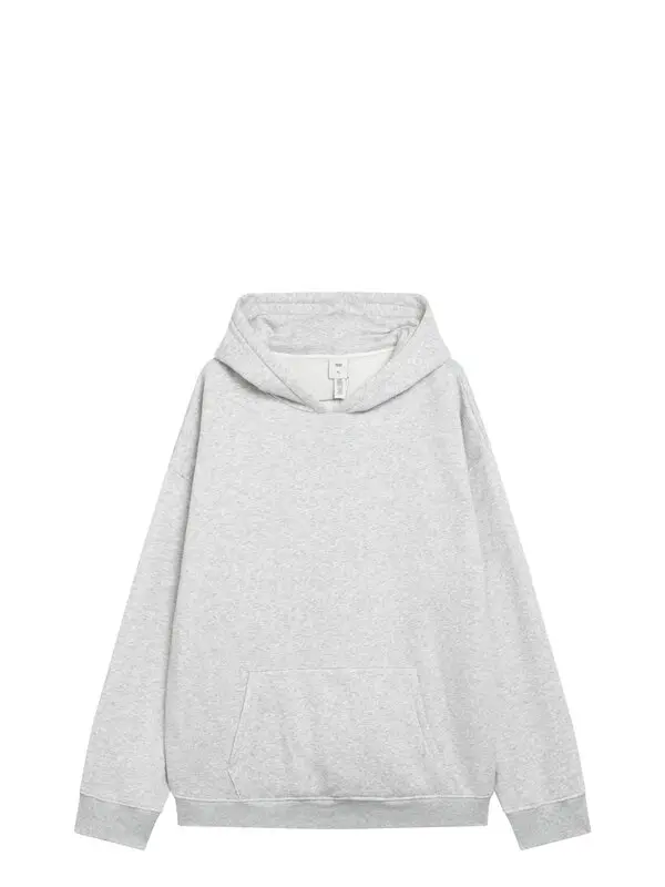 SKIMS Hooded Sweatshirt In Cotton Fleece - Grey