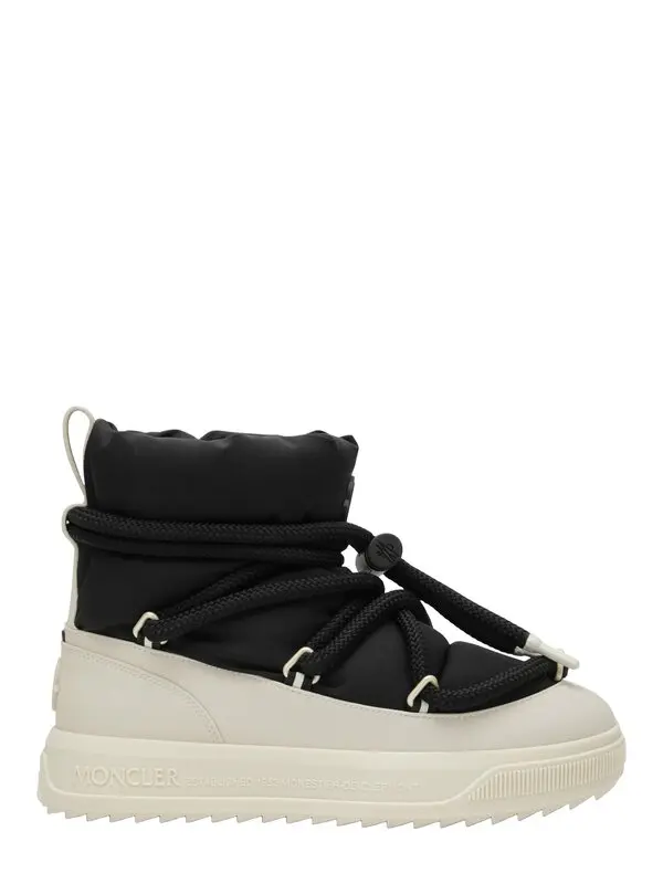 Moncler Altive Mid Mini Lace-up Snow Boots For - Black