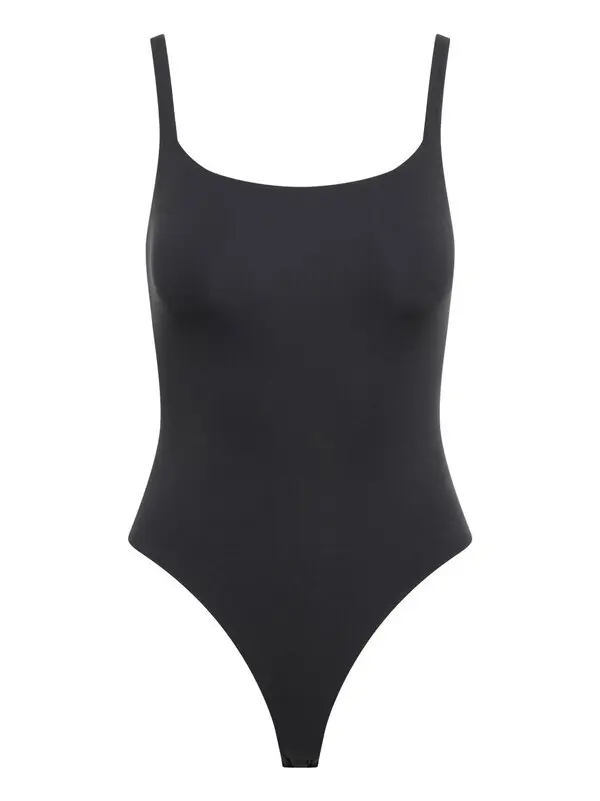 SKIMS Fits Everybody Seamless Stretch Bodysuit - Black
