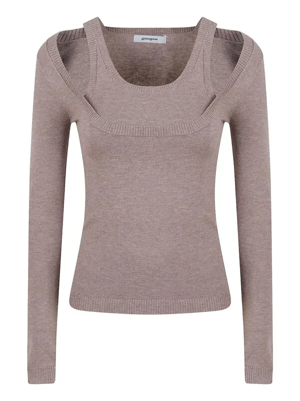 Gimaguas Etolie Mini Jumper In Neutral Knit - Neutrals