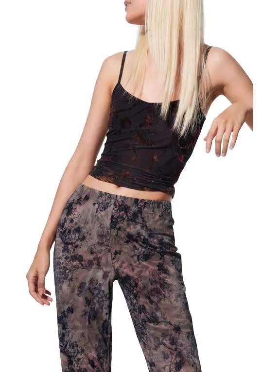 Desigual Floral Sleeveless Top - Brown