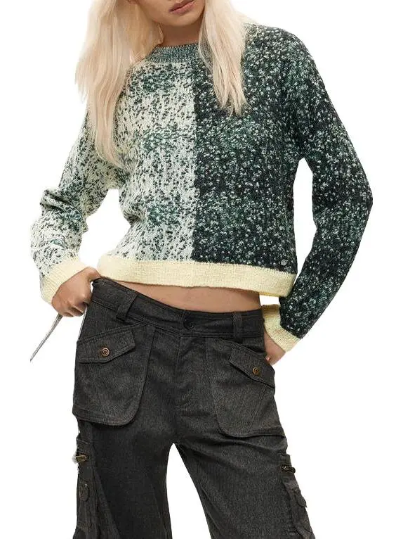 Desigual Chunky Knit Sweater - Green