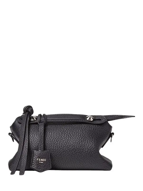 Fendi By The Way Mini Leather Handbag - Onyx
