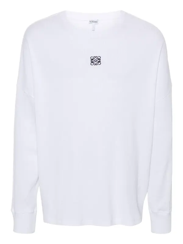 Loewe Anagram Cotton T-shirt - White