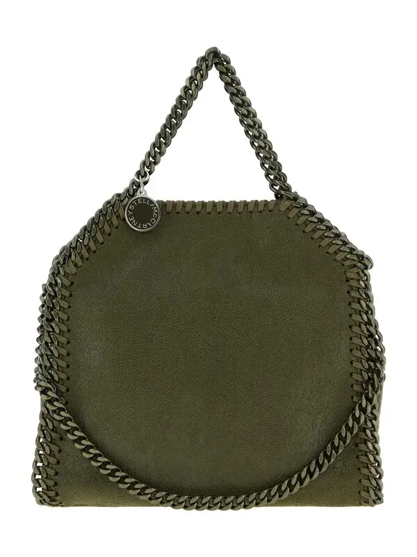 Stella McCartney Army Shaggy Deer Micro Falabella Handbag - Green