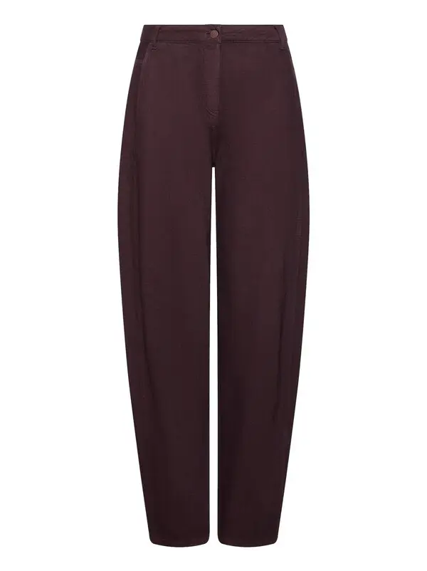 Marella Tapered Pants - Brown