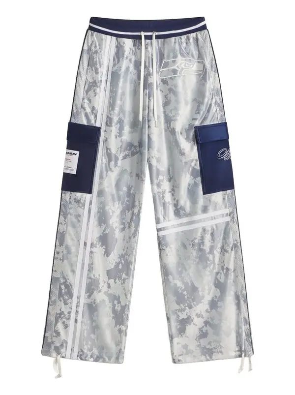 OFF SEASON Seattle Seahawks Camo Track Pants - Gray