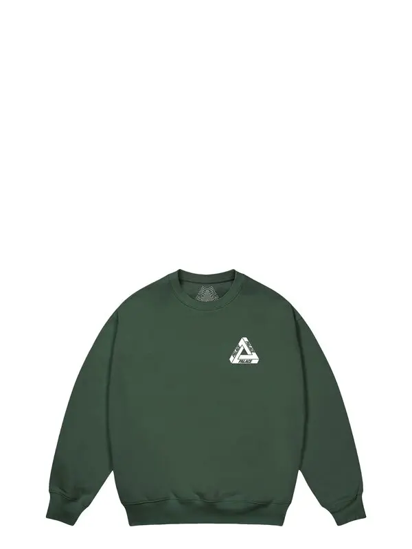 PALACE Tri-ferg Crew 'racey - Green