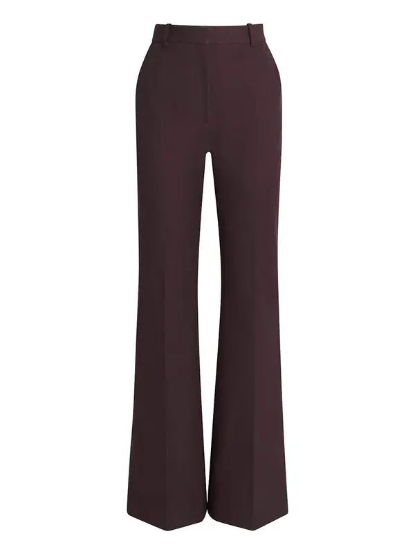 JOSEPH Stretch-gabardine Yukio Trousers - Brown